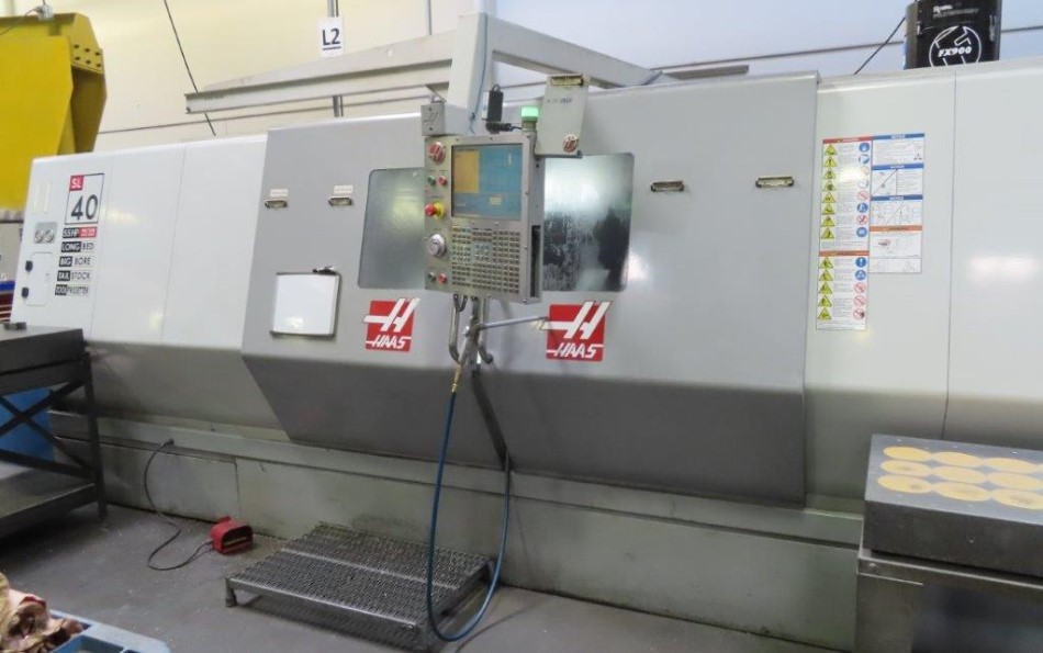 CNC LATHES: HAAS SL-40L CNC LATHE BIG BORE ~ LONG BED