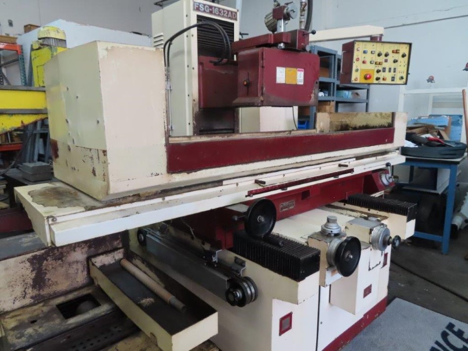 SURFACE GRINDER:CHEVALIER FSG-1632AD PRECISION HYDRAULIC SURFACE ...