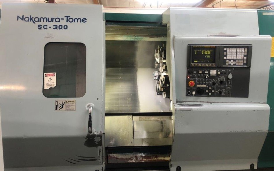 CNC LATHES: NAKAMURA TOME SC-300 CNC LATHE - NEW: 1998