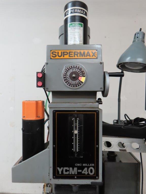 CNC MACHINING CENTERS:SUPERMAX YCM-40 WITH CENTROID 3 AXIS CNC BUILT 1995