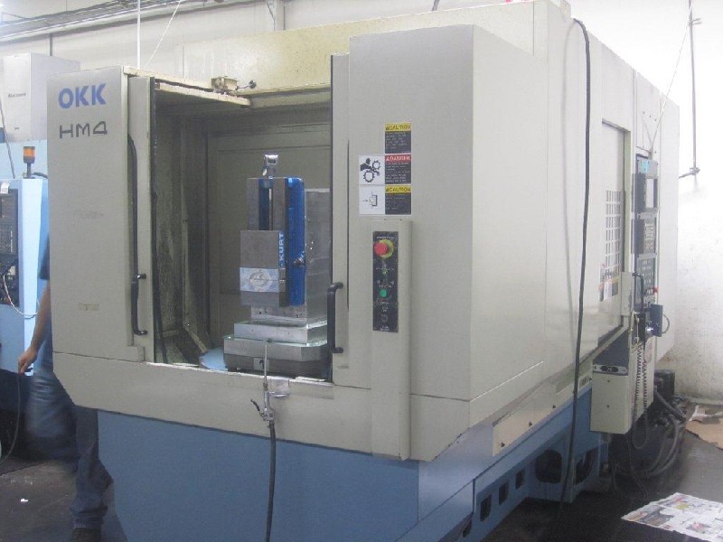 CNC MACHINING CENTERS: OKK HM-4 HORIZONTAL MACHINING CENTER