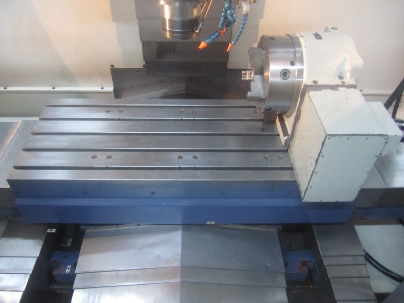 CNC MACHINING CENTERS: YCM XV-1250A VMC WITH 4TH AXIS ROTARY TABLE