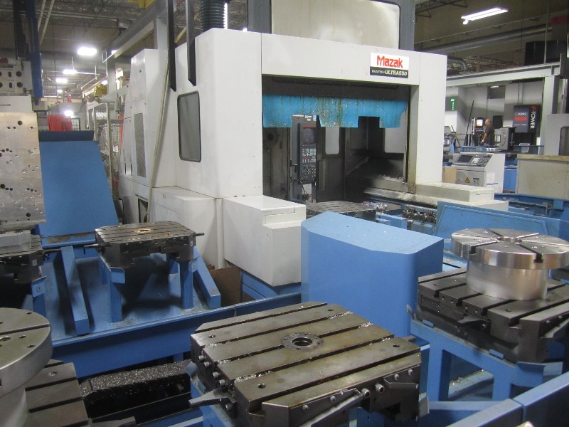 CNC MACHINING CENTERS: MAZAK MAZATECH ULTRA 550 HORIZONTAL MACHINING ...