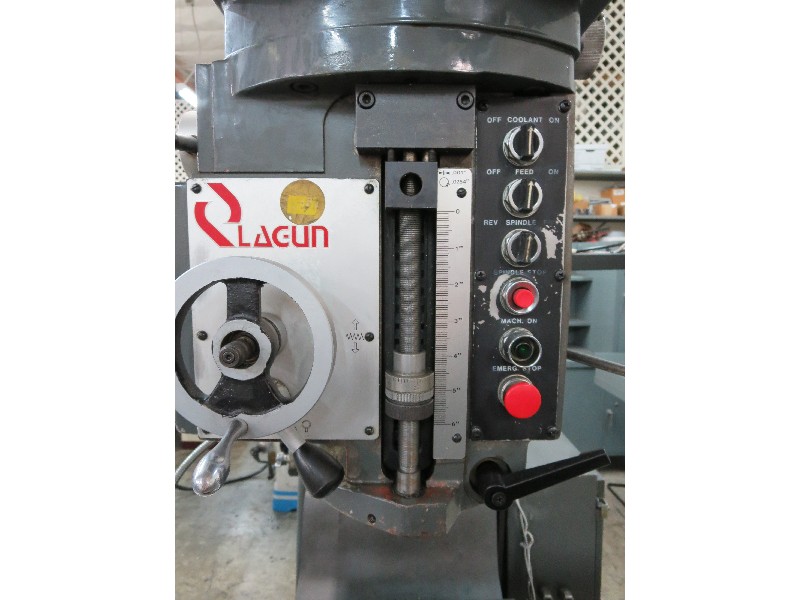 MILLING MACHINES - MANUAL: LAGUN FTV-510 HEAVY DUTY VERTICAL MILL