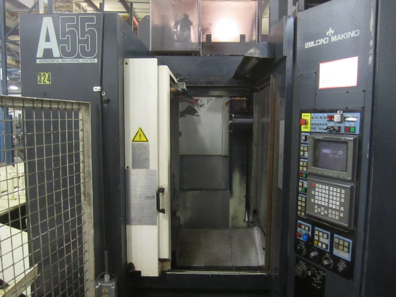 CNC MACHINING CENTERS: (2) MAKINO A55 HORIZONTAL MACHINING CENTER WITH ...