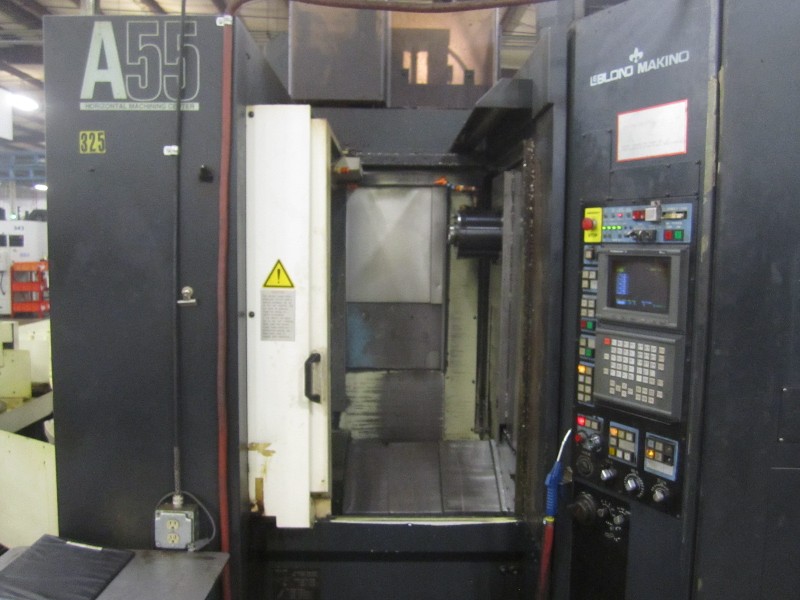 CNC MACHINING CENTERS: (2) MAKINO A55 HORIZONTAL MACHINING CENTER WITH ...