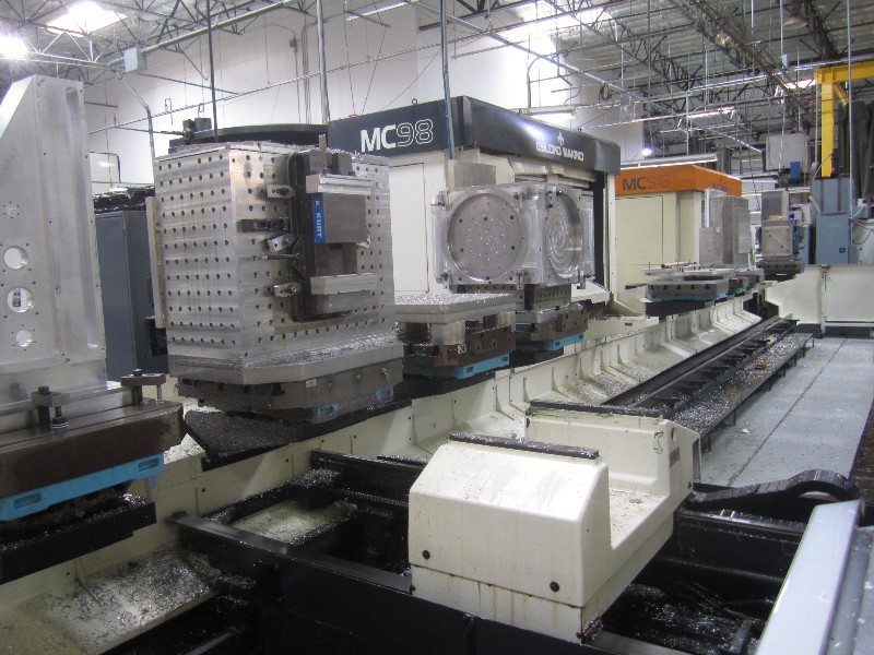 CNC MACHINING CENTERS: (2) LEBLOND MAKINO MC-98 CELL SYSTEM WITH (20 ...