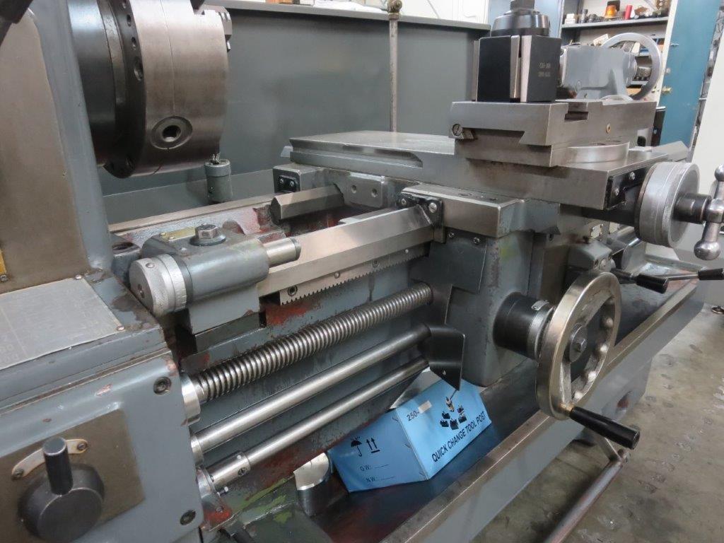 LATHE - MANUAL: WEBB / WHACHEON HL-435 17"x40" GAP BED ENGINE LATHE